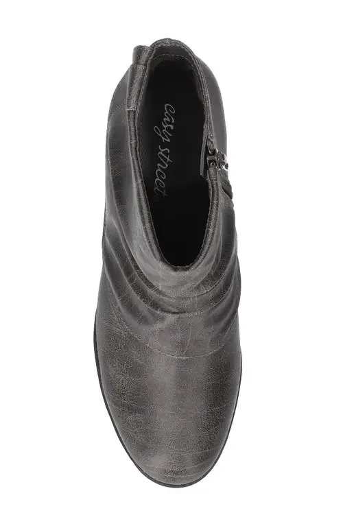 EASY WORKS BY EASY STREET Ambrose Bootie - Grey Distressed