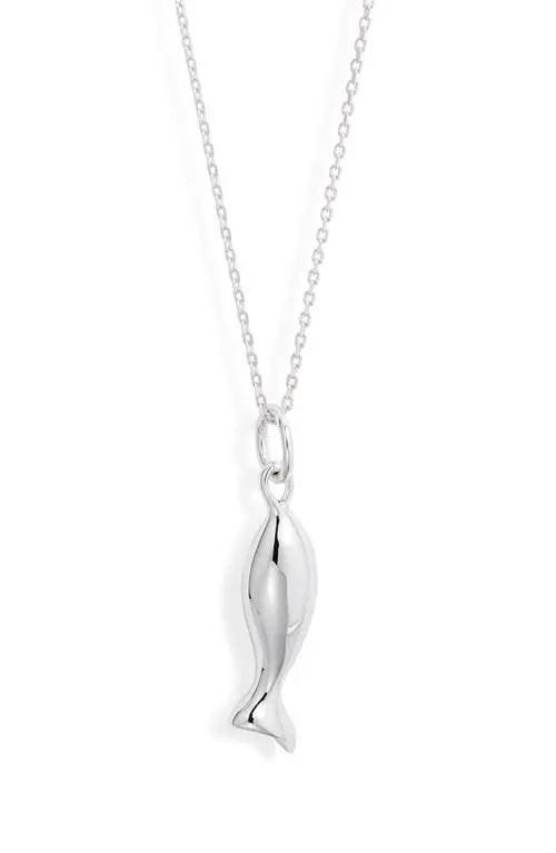 Monica Rich Kosann Perseverance Pendant Necklace - Silver