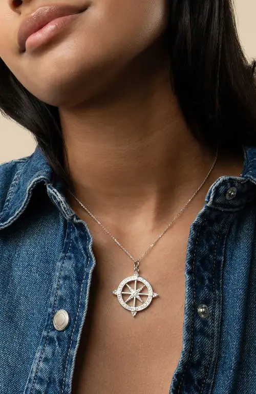 Monica Rich Kosann Adventure Compass Pendant Necklace