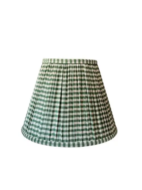 KD WEAVE Gingham Empire Shade - Olive