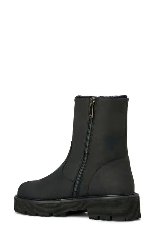 Aquatalia Eloise Weatherproof Bootie - Black Nubuck