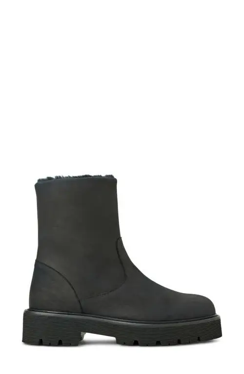 Aquatalia Eloise Weatherproof Bootie - Black Nubuck