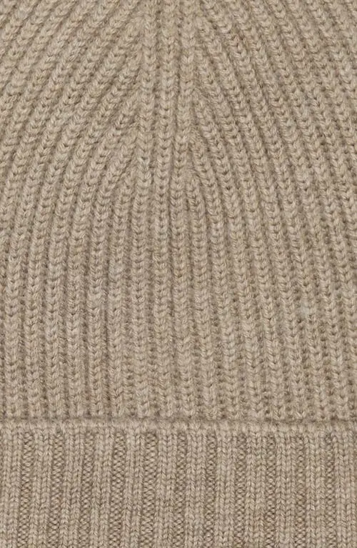 Nordstrom Merino Wool Cuffed Beanie - Camel