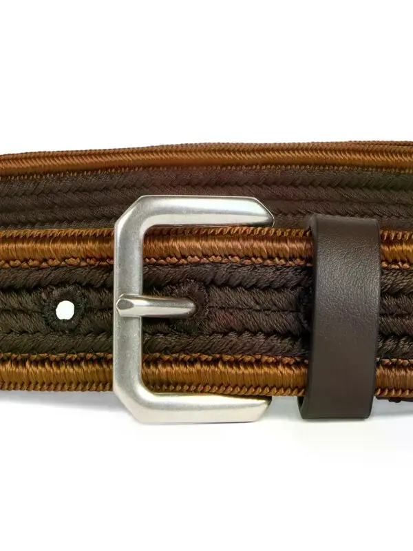 Etro Woven Fabric Belt - Brown