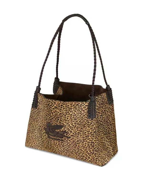 Etro Leopard-print Tote Bag - Neutrals