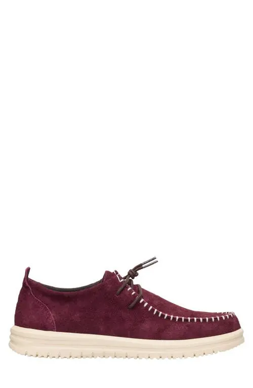 HEY DUDE Wally Nxt Suede Lace-up Shoe