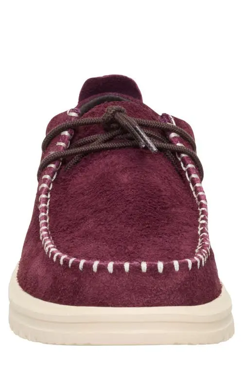 HEY DUDE Wally Nxt Suede Lace-up Shoe
