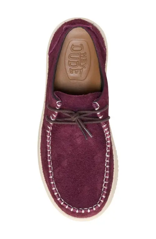 HEY DUDE Wally Nxt Suede Lace-up Shoe