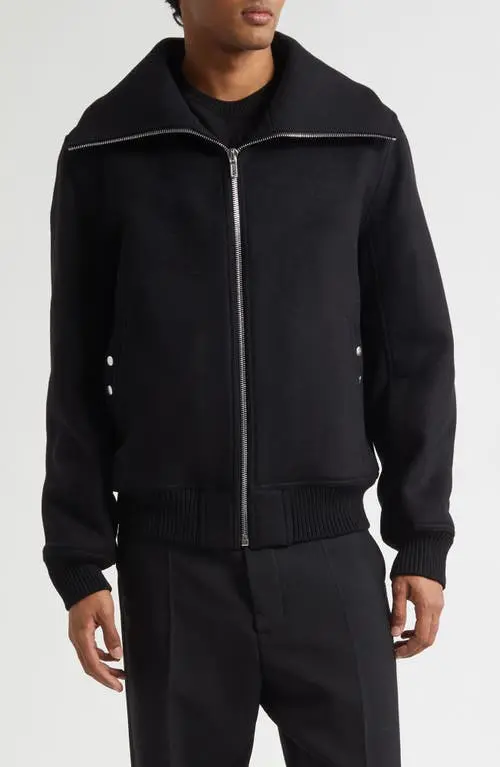 Rick Owens Blixa Dracucollar Wool Jacket
