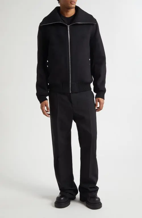 Rick Owens Blixa Dracucollar Wool Jacket