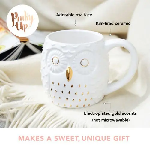 PINKY UP (ACCESSORIES) Olivia Ceramic Owl Mug