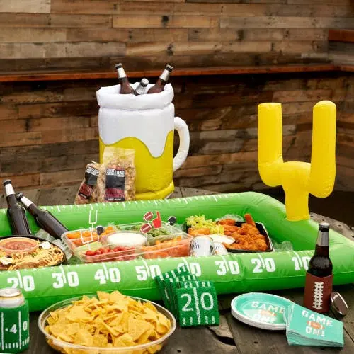TRUEZOO Football Field Inflatable Cooler Bar