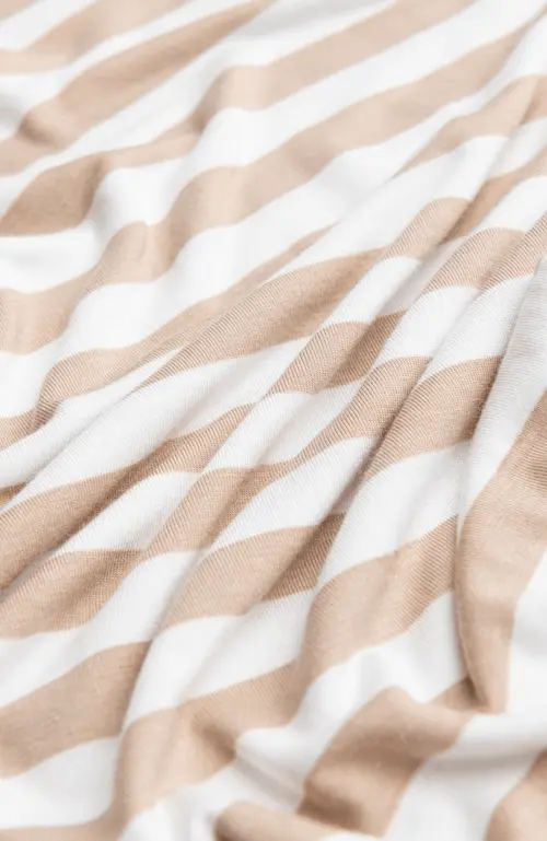 KINDRED BRAVELY Swaddle Blanket - Fawn Stripe
