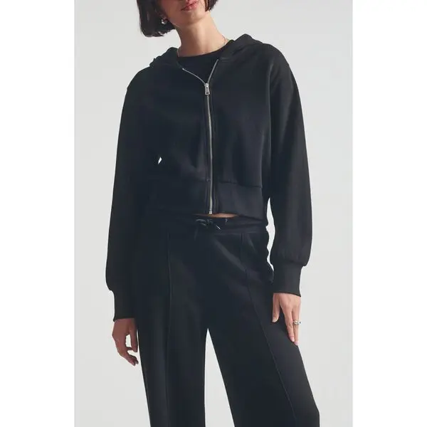 Brooklyn Industries Crop Full Zip Hoodie