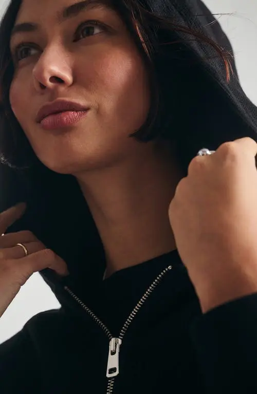Brooklyn Industries Crop Full Zip Hoodie