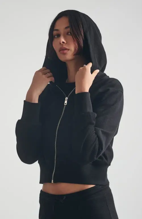 Brooklyn Industries Crop Full Zip Hoodie