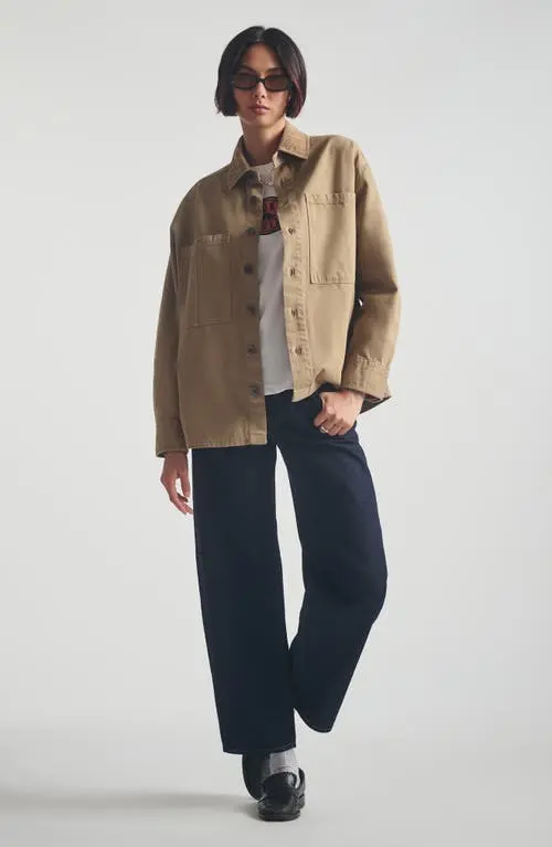 Brooklyn Industries Corduroy Collar Overshirt - Kelp