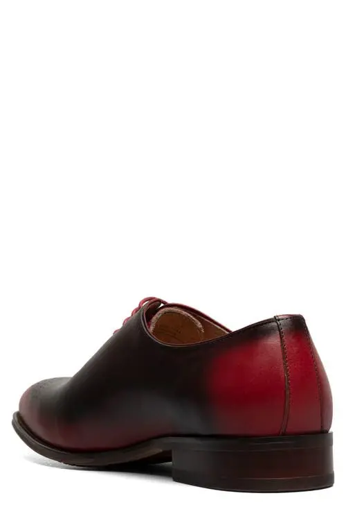 STACY ADAMS Hallquist Embellished Toe Wholecut Shoe - Red