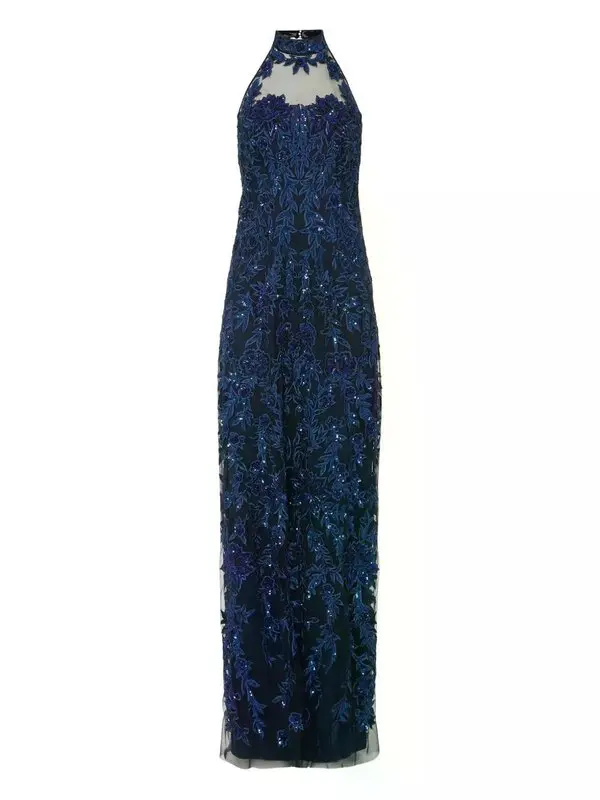 TEMPERLEY LONDON Genevieve Gown - Blue