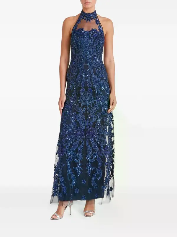 TEMPERLEY LONDON Genevieve Gown - Blue