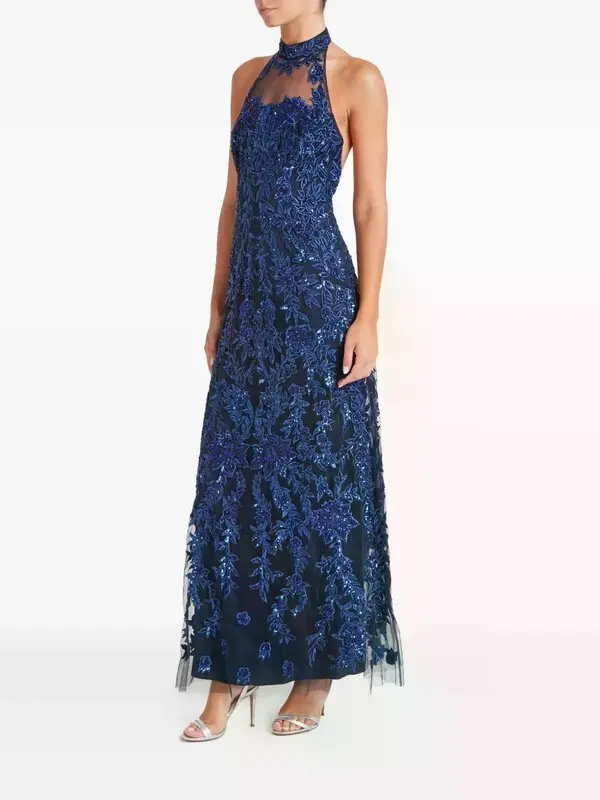 TEMPERLEY LONDON Genevieve Gown - Blue