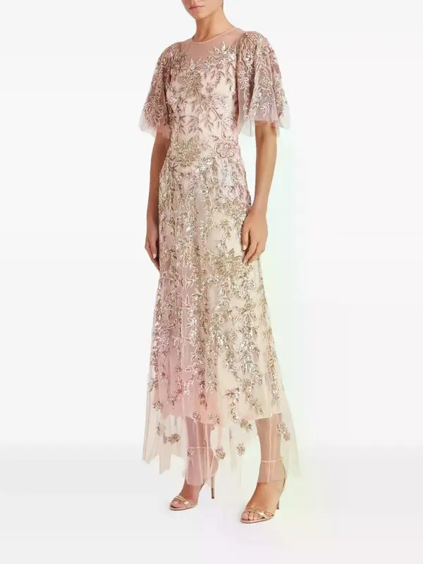 TEMPERLEY LONDON Genevieve Embellished Flared Hem Dress