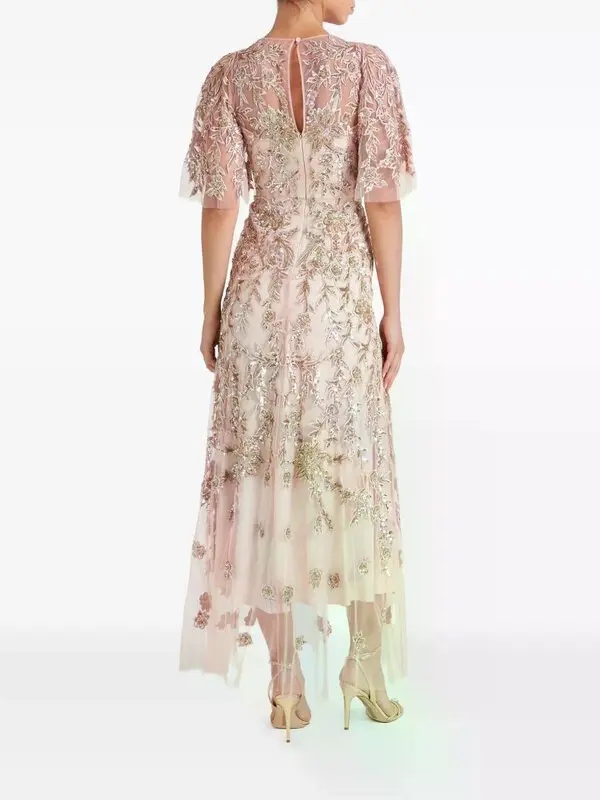 TEMPERLEY LONDON Genevieve Embellished Flared Hem Dress