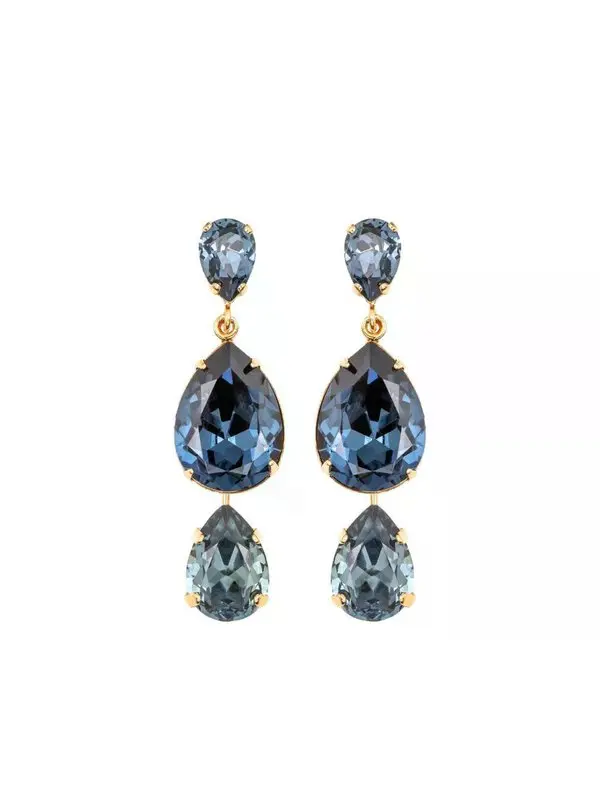 JENNIFER BEHR Natalina Teardrop Earrings - Blue