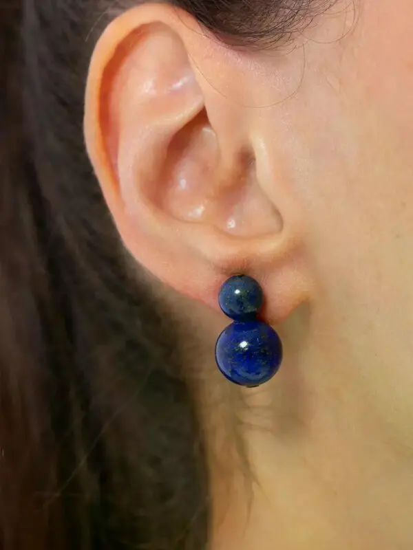 JENNIFER BEHR Cara Beaded Earrings - Blue