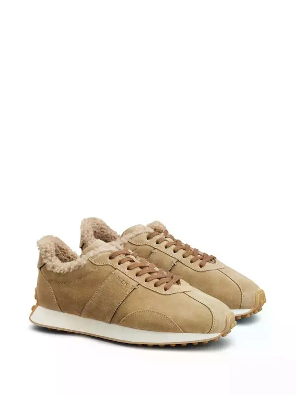 TOD'S Sportivo Active Suede Trainers - Neutrals