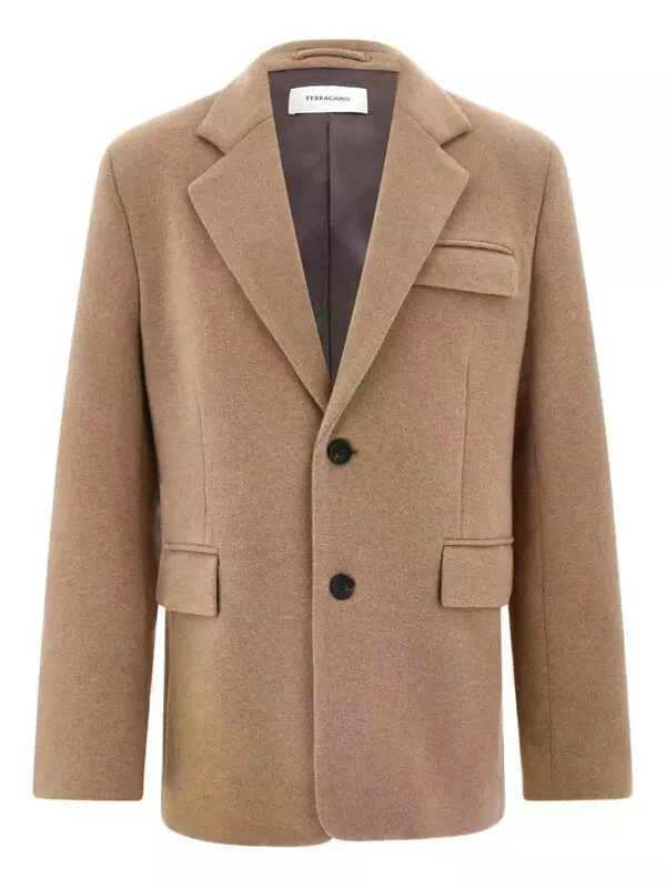 FERRAGAMO Single-breasted Flap-pocket Blazer