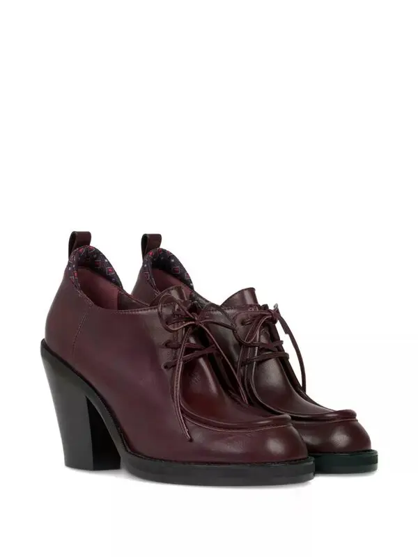 Etro 75mm Lace-up Pumps - Red