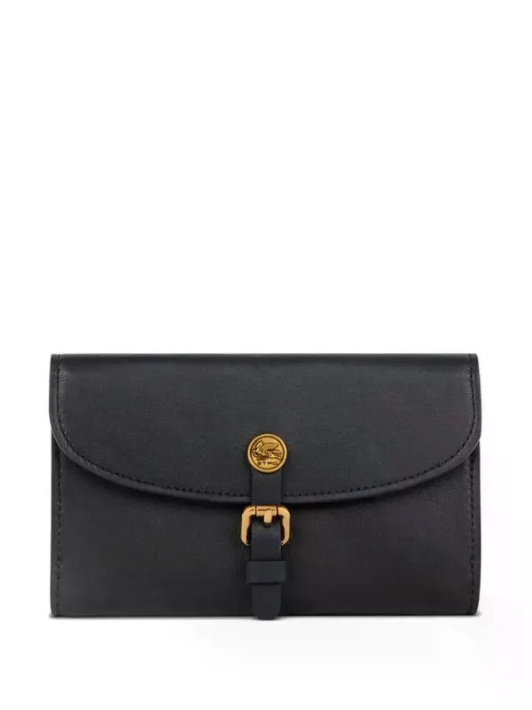 Etro Pony Leather Wallet - Black