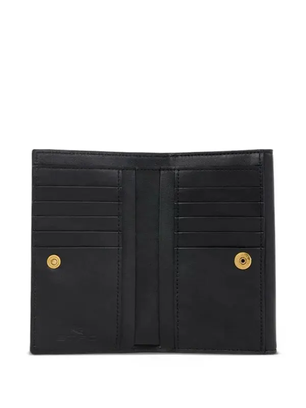 Etro Pony Leather Wallet - Black
