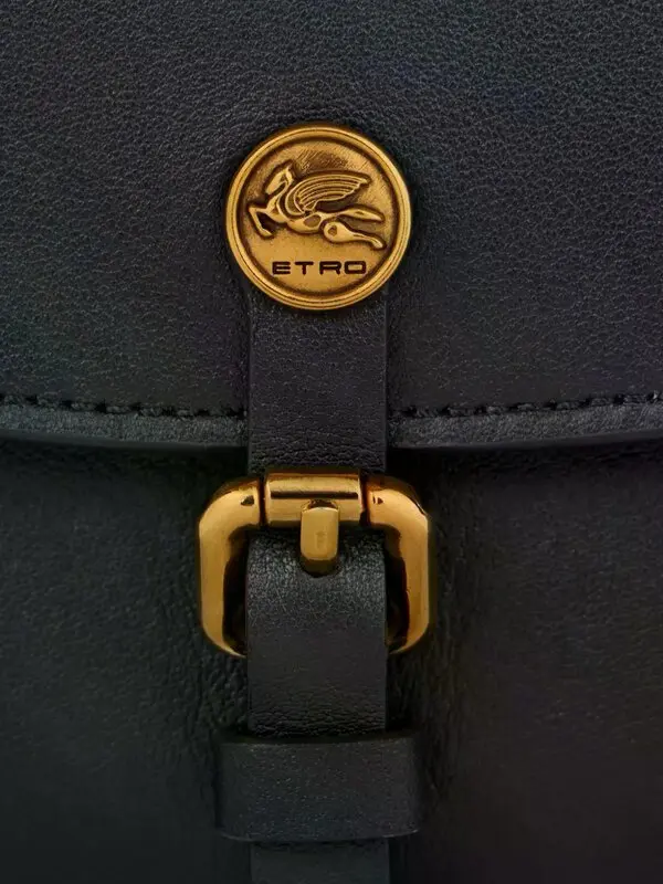 Etro Pony Leather Wallet - Black