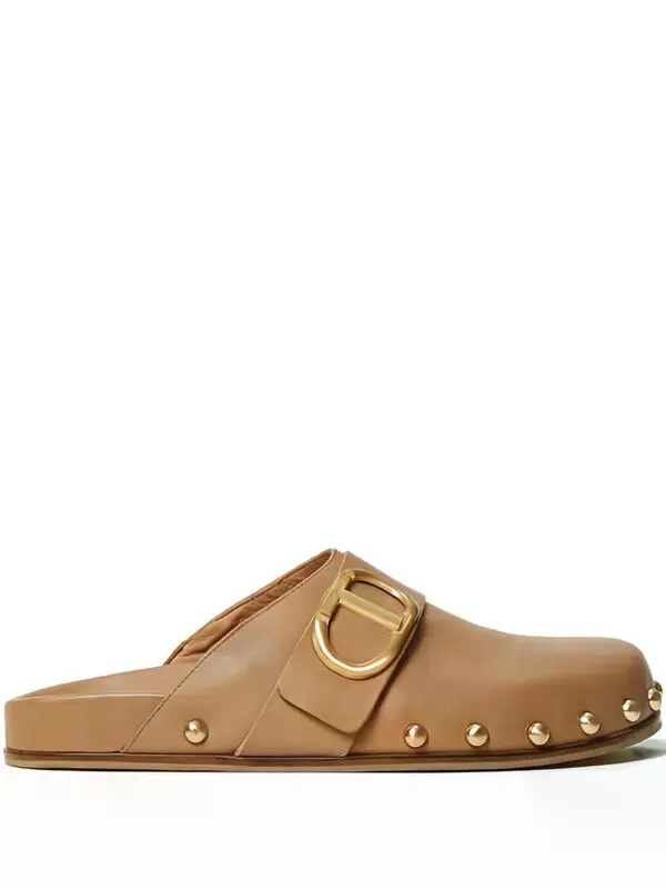 TWINSET Oval-t Studded Mules