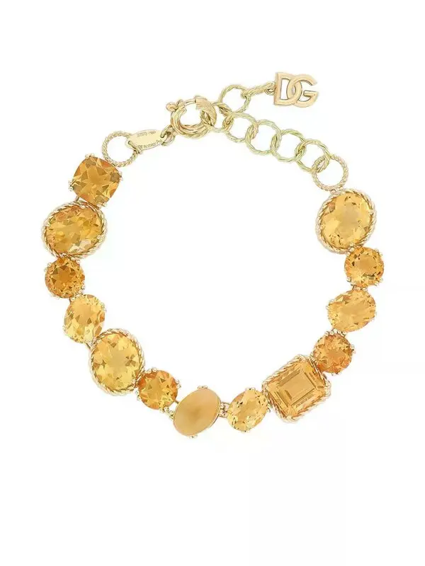 Dolce & Gabbana 18k Yellow Anna Citrine Bracelet - Gold