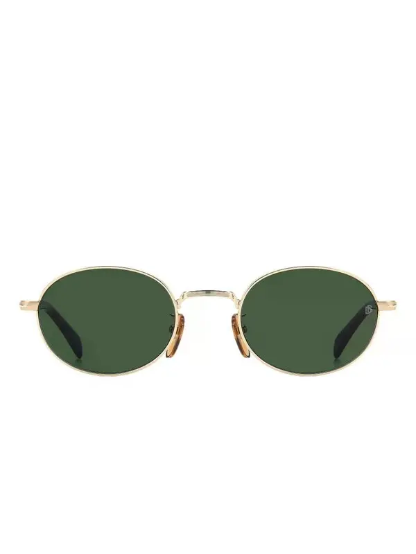 DB EYEWEAR BY DAVID BECKHAM Round-frame Sunglasses - Gold