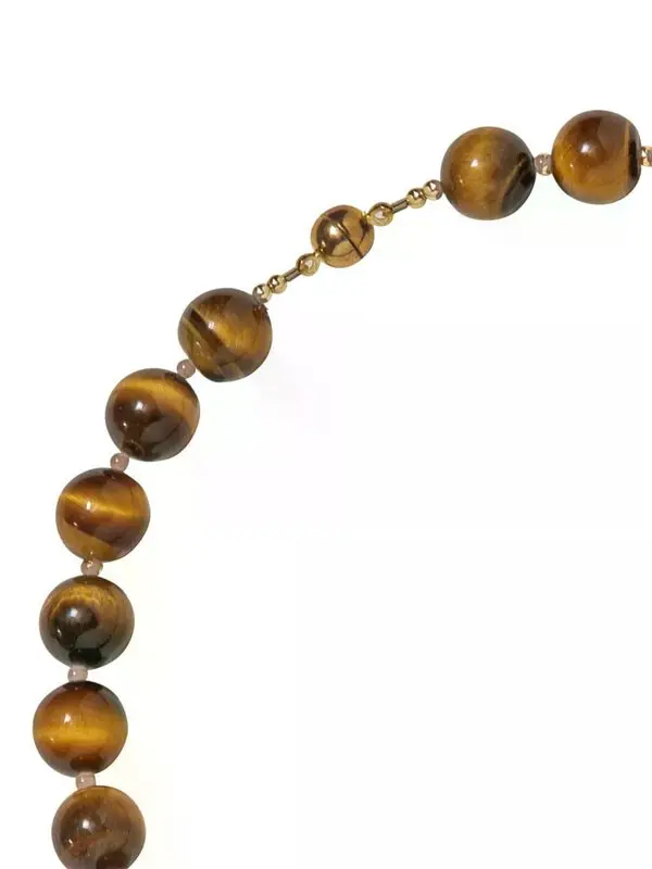 JENNIFER BEHR Corisande Beaded Necklace - Brown