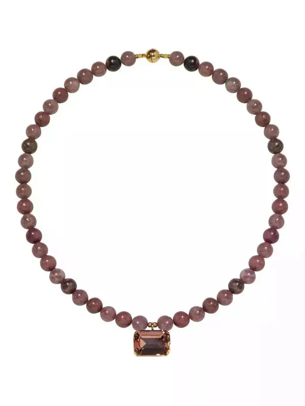 JENNIFER BEHR Sidonie Beaded Necklace - Pink