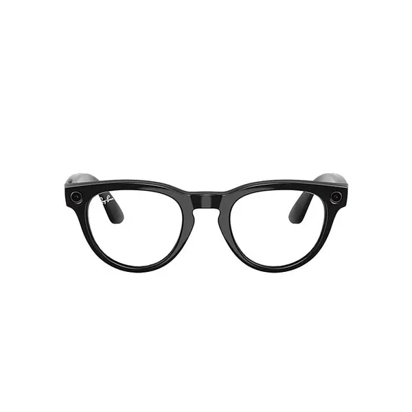 Ray-ban Meta Frame Green Lenses Ai Glasses - Black