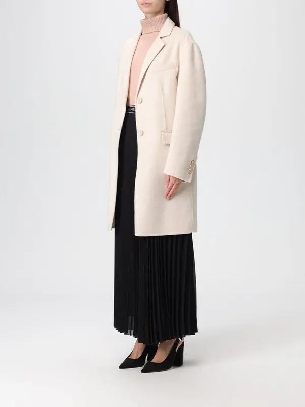 TWINSET Classic Coat - White