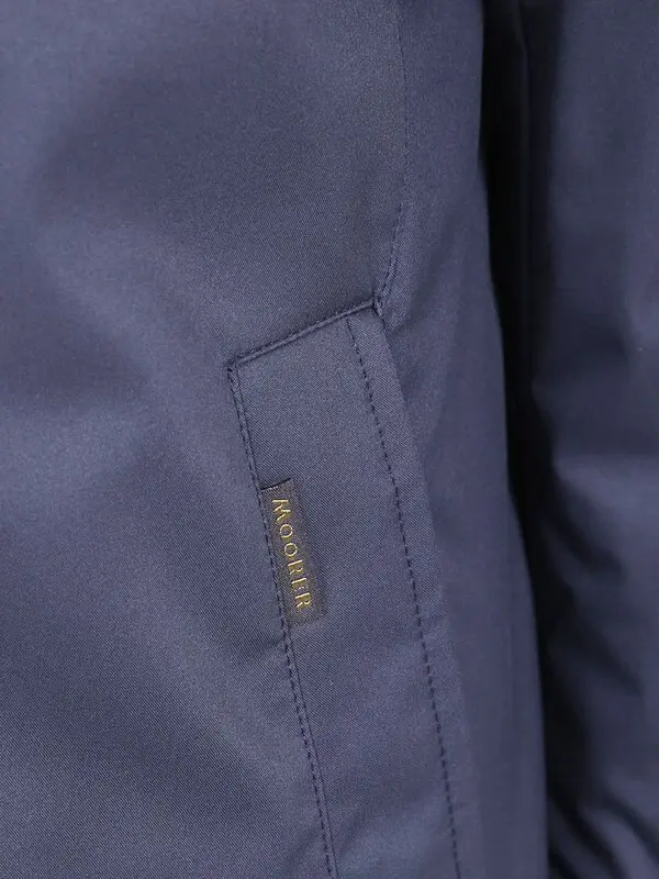 MOORER Stand Collar Jacket