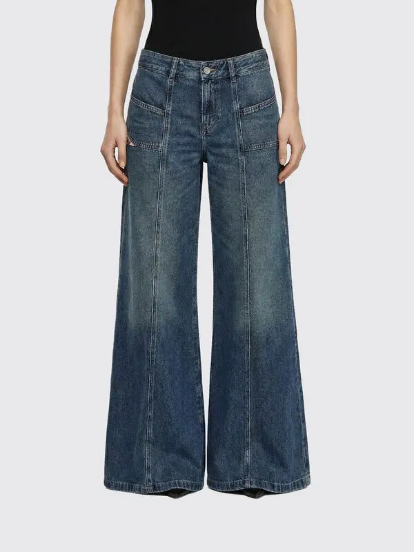 DIESEL® Wide Leg Jeans - Denim