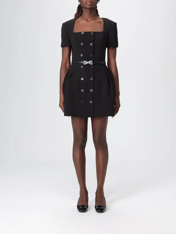 SELF-PORTRAIT Double-breasted Mini Dress