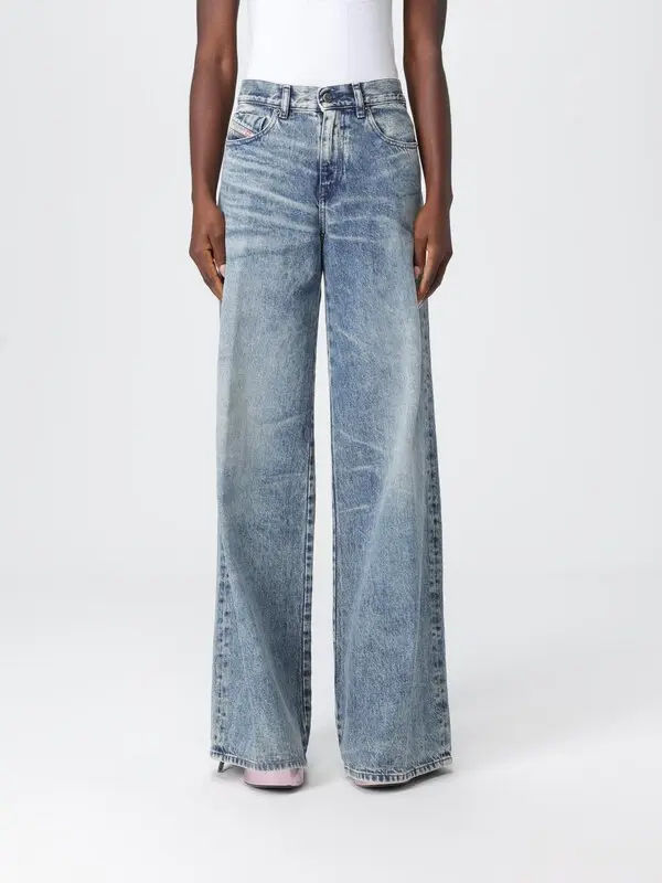DIESEL® Wide Leg Jeans - Black