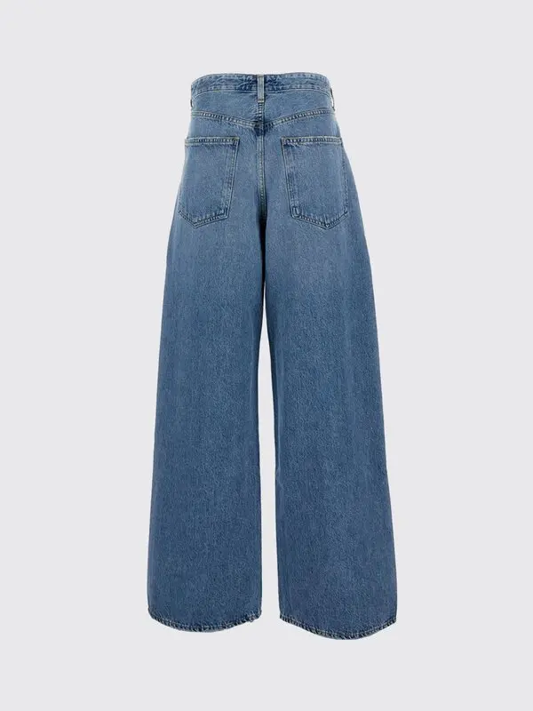 AGOLDE Vana Fold Wide-leg Jeans - Blue