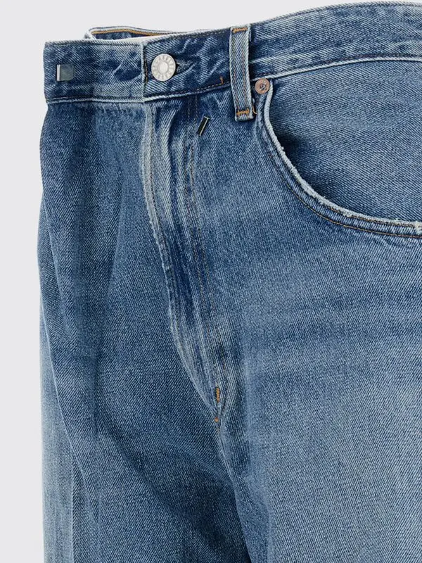 AGOLDE Vana Fold Wide-leg Jeans - Blue