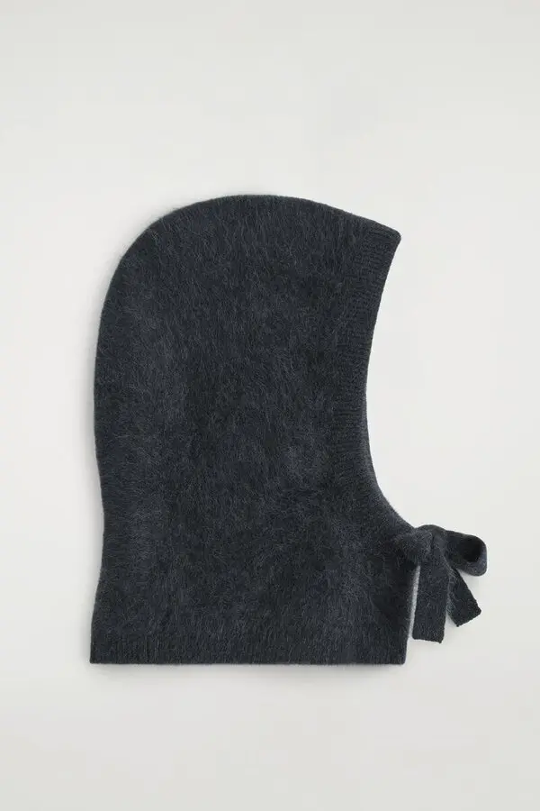Cos Brushed Cashmere Hood - Gray