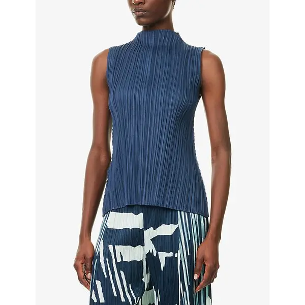 Issey Miyake Mellow Pleats Knit Top